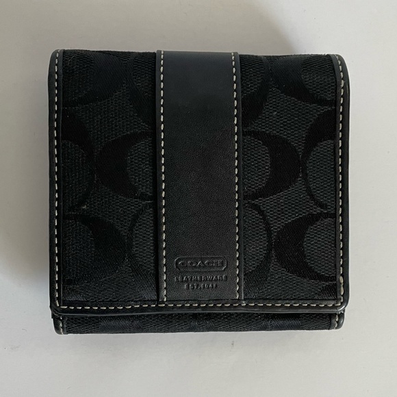 Coach | Bags | Coach Signature C Pattern Billfold Wallet | Poshmark